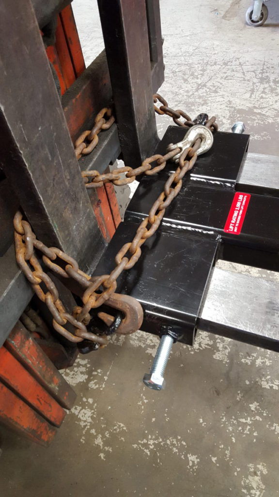 Forklift Wrecker® - Move Cars with Just a Forklift - Wheel Lift Attachment